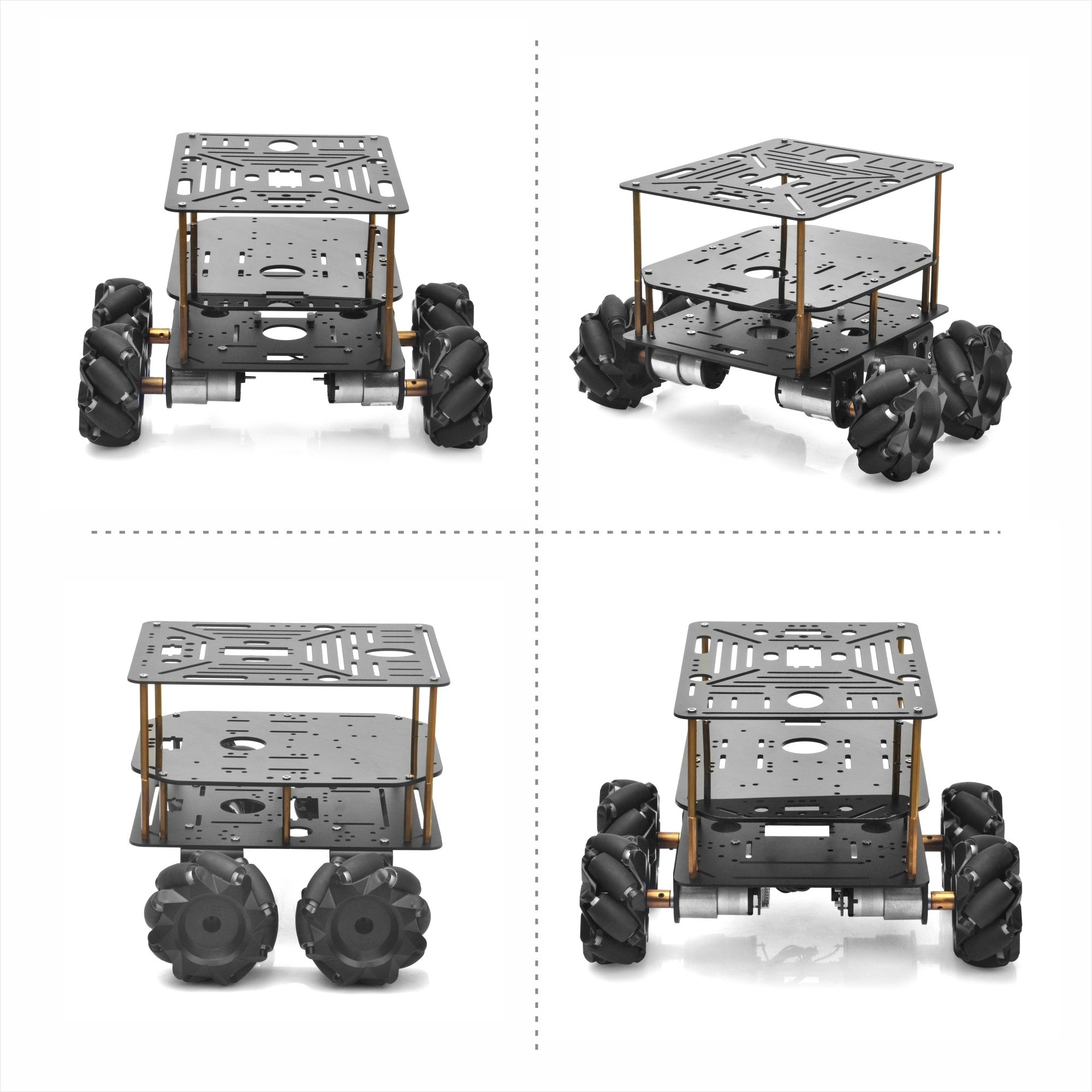 OSOYOO FlexiRover Robotics Mecanum Car smart Kit for Arduino Mega2560