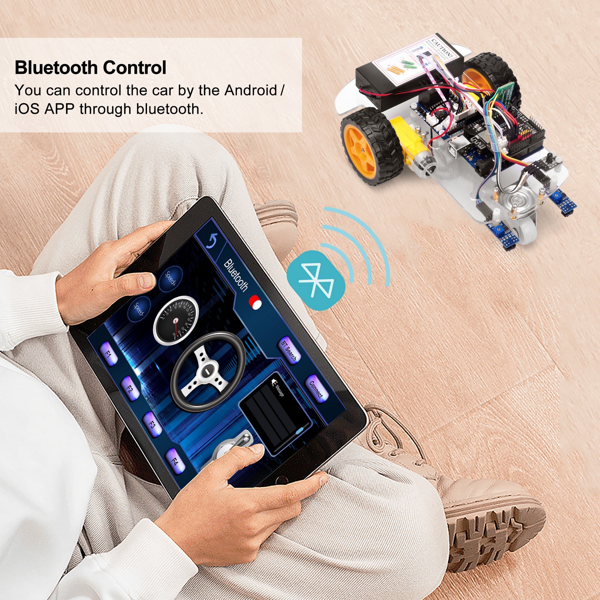 OSOYOO 2WD Robot Car Starter Kit for Arduino Educational Motorized ...