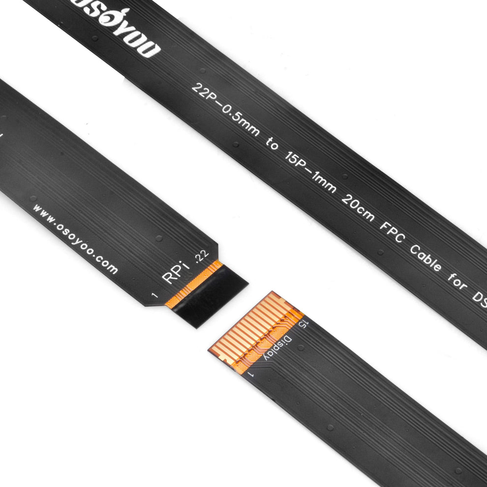 FPC Flex extension cable for OSOYOO DSI screen to Raspberry Pi 5