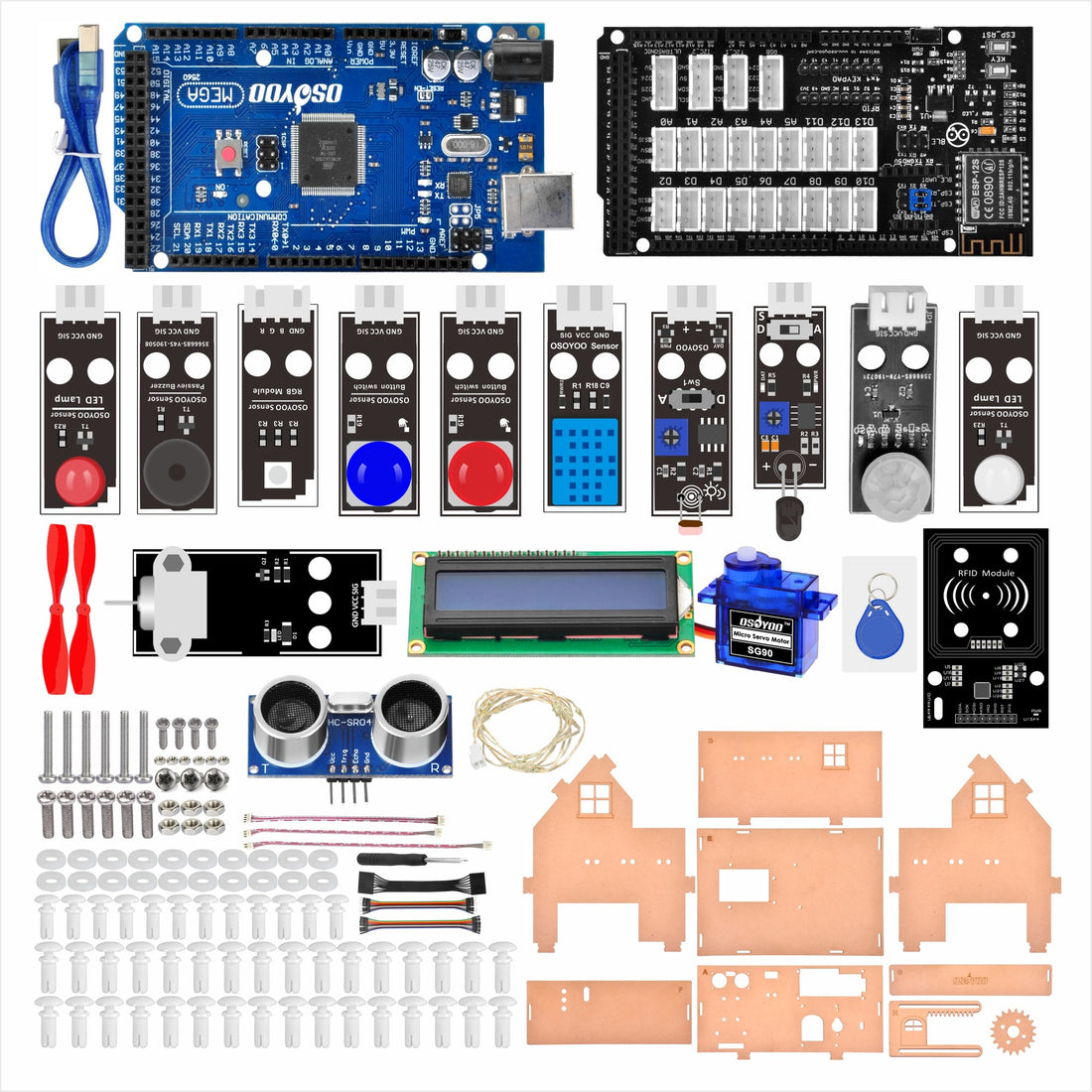 Arduino IoT smart home Kit Electronic STEM Set osoyoo