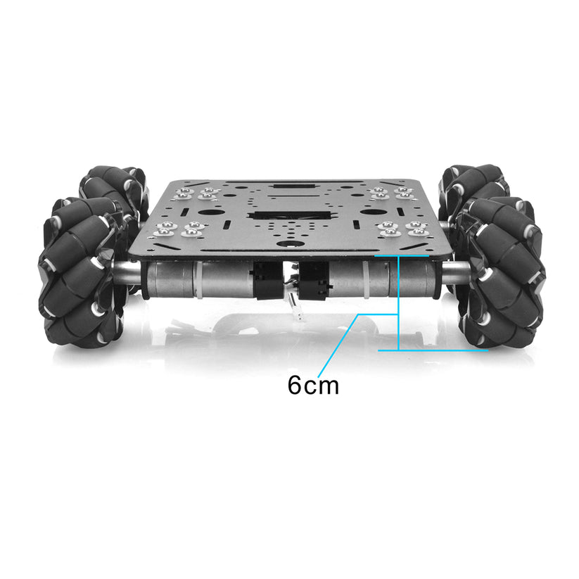 Mecanum Wheel Robotic Car Metal Chassis for Arduino / Raspberry Pi or