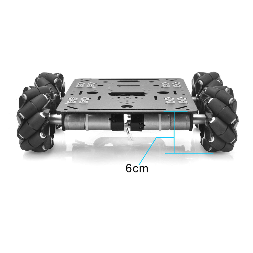 Mecanum Wheel Robotic Car Metal Chassis for Arduino / Raspberry Pi or