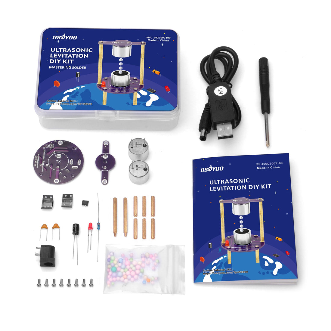 Soldering Practice kit DIY Ultrasonic Levitation Project for Beginner ...