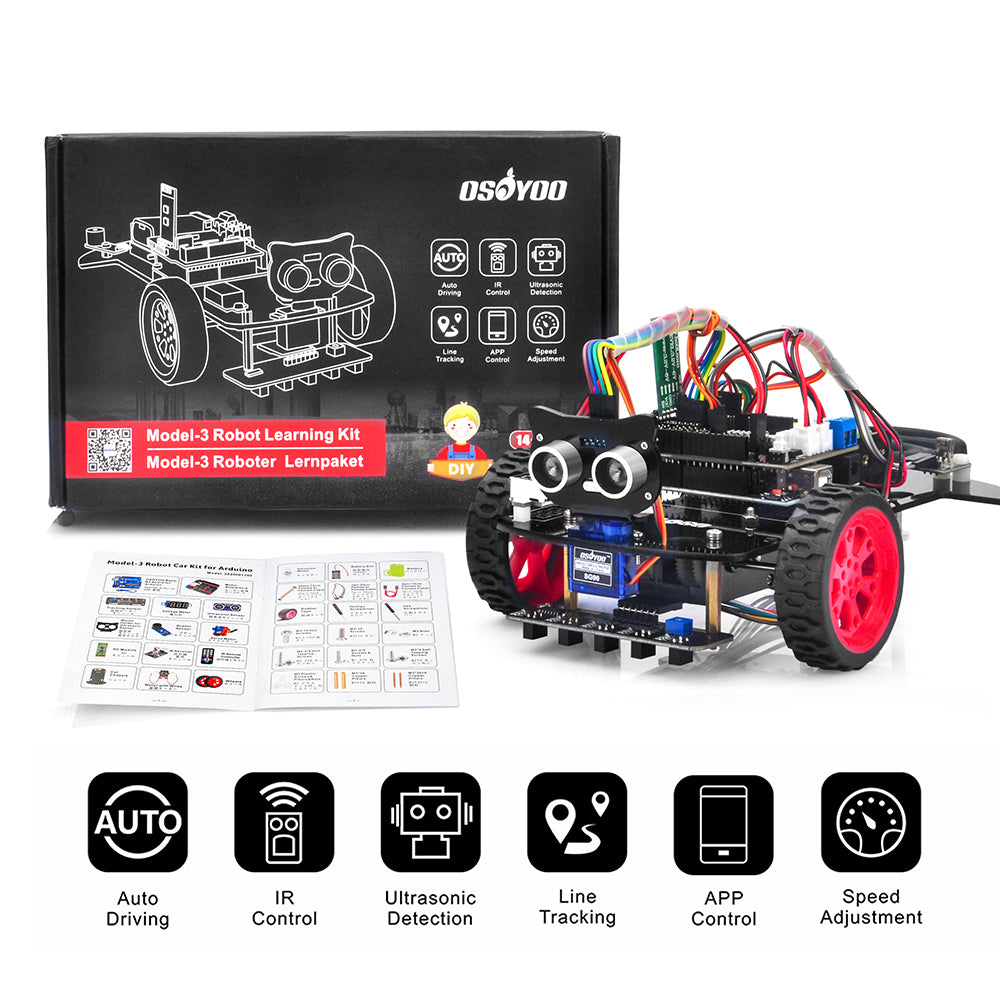 Arduino Smart Robot Car kit model 3 OSOYOO