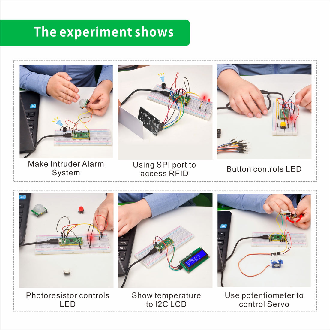 OSOYOO Raspberry Pi Pico Learning Kit - Start Coding & Building Today!