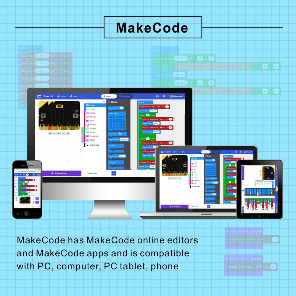 OSOYOO STEM Starter Graphical programming Kit for BBC Micro:bit