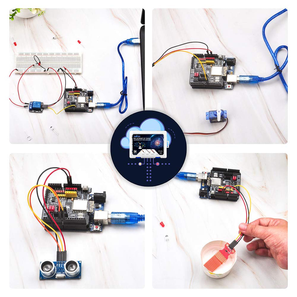 OSOYOO WiFi Arduino用 UNO R3 互換基板 IoT スターター キット 物体に通信機能を持たせ 自動認識 制御 遠隔計