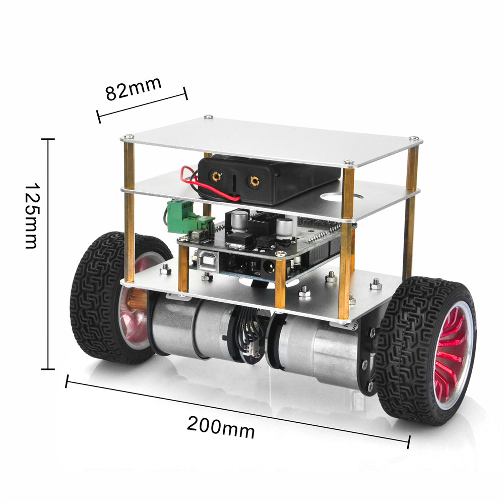 OSOYOO Two Wheel Bluetooth Balance Robot Car Kit for Arduino