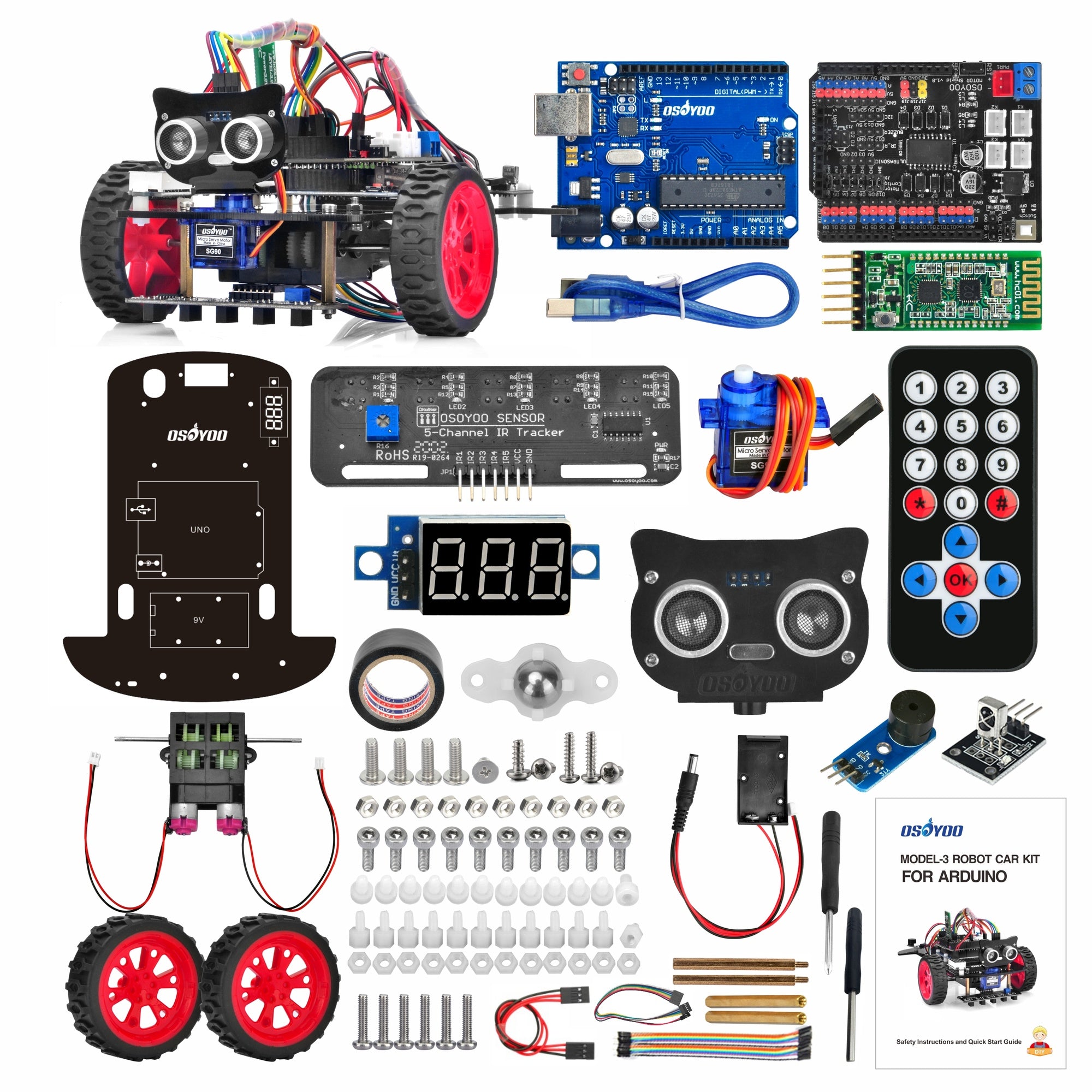 Arduino Smart Robot Car kit model 3 OSOYOO