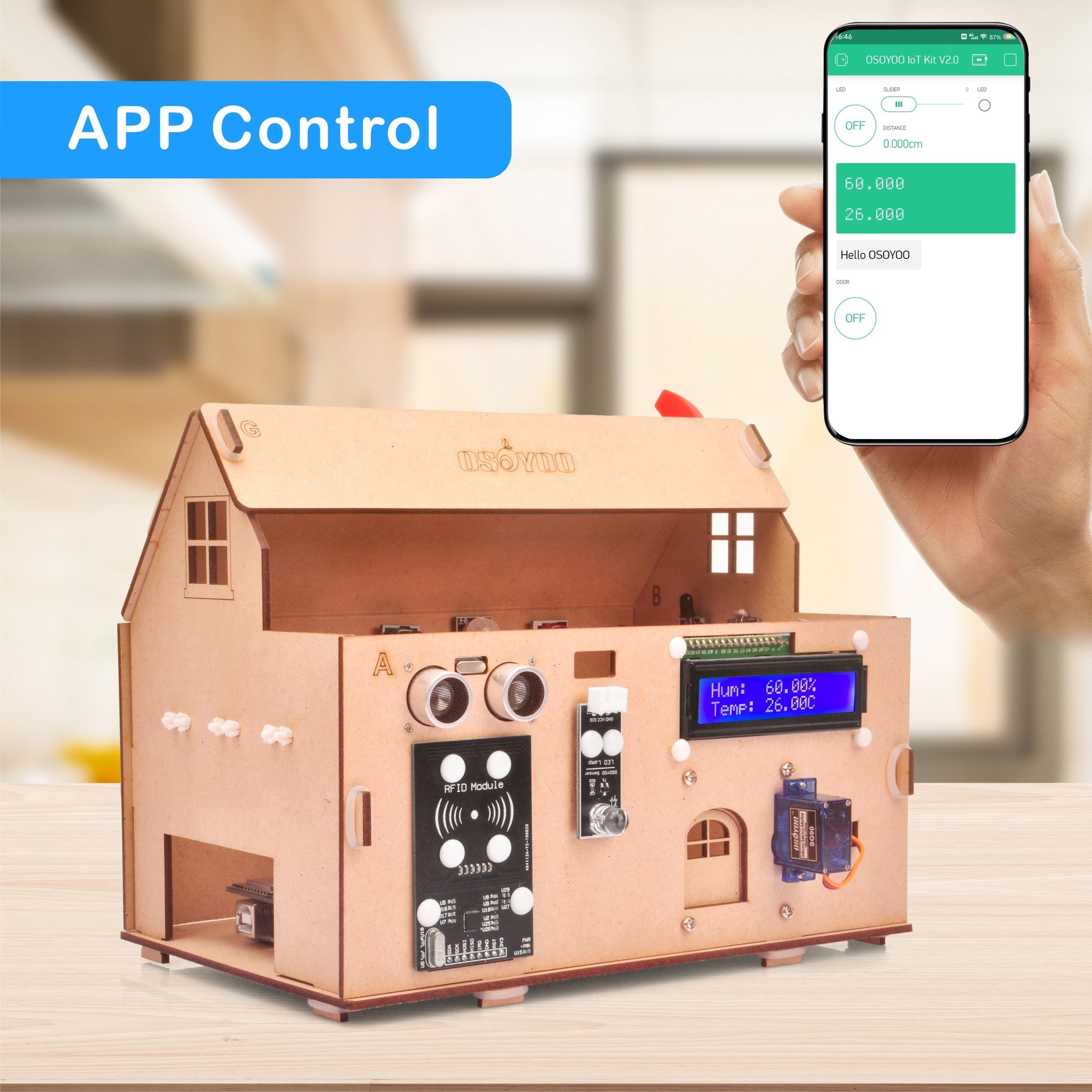 Arduino IoT smart home Kit Electronic STEM Set osoyoo