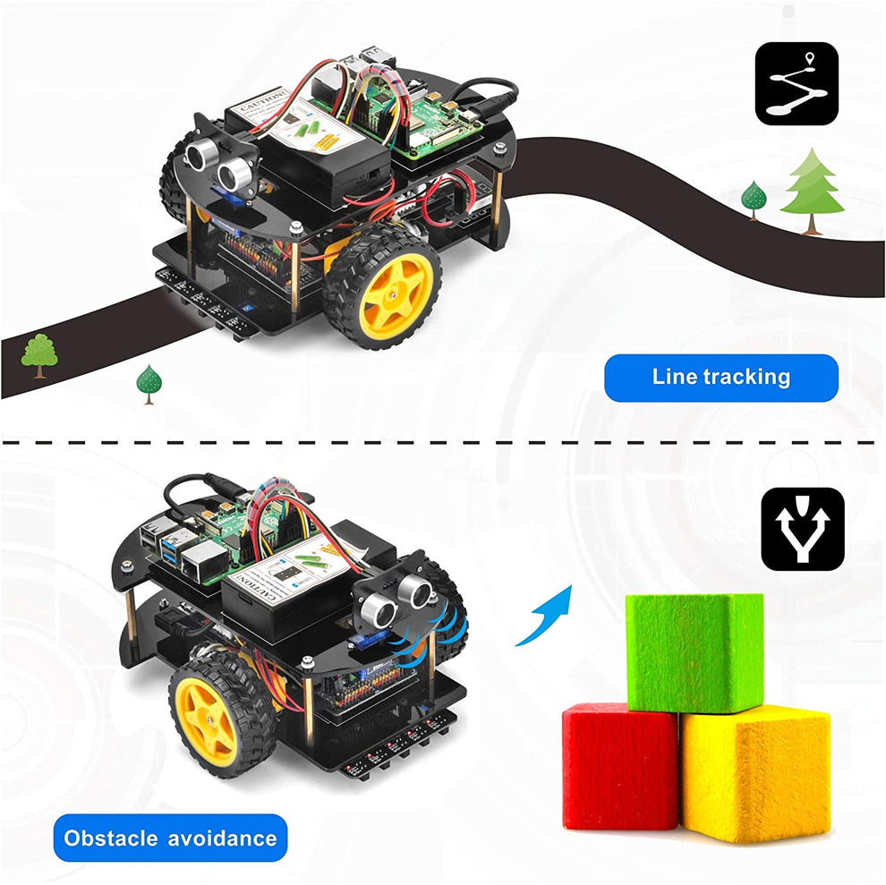 OSOYOO IoT Camera Robotic Car Kit for Raspberry Pi